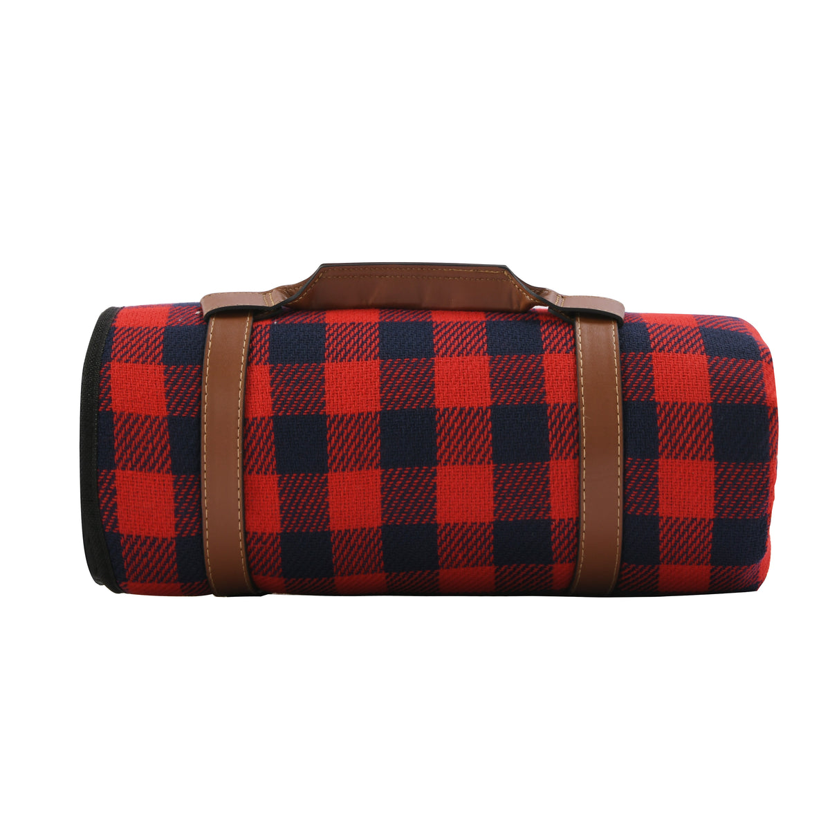 Hunter Waterproof Picnic Rug Red & Navy Gingham 50x200cm – DI Home